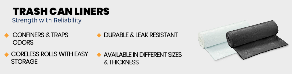 Trash Can Liners | Bulk Trash Bags